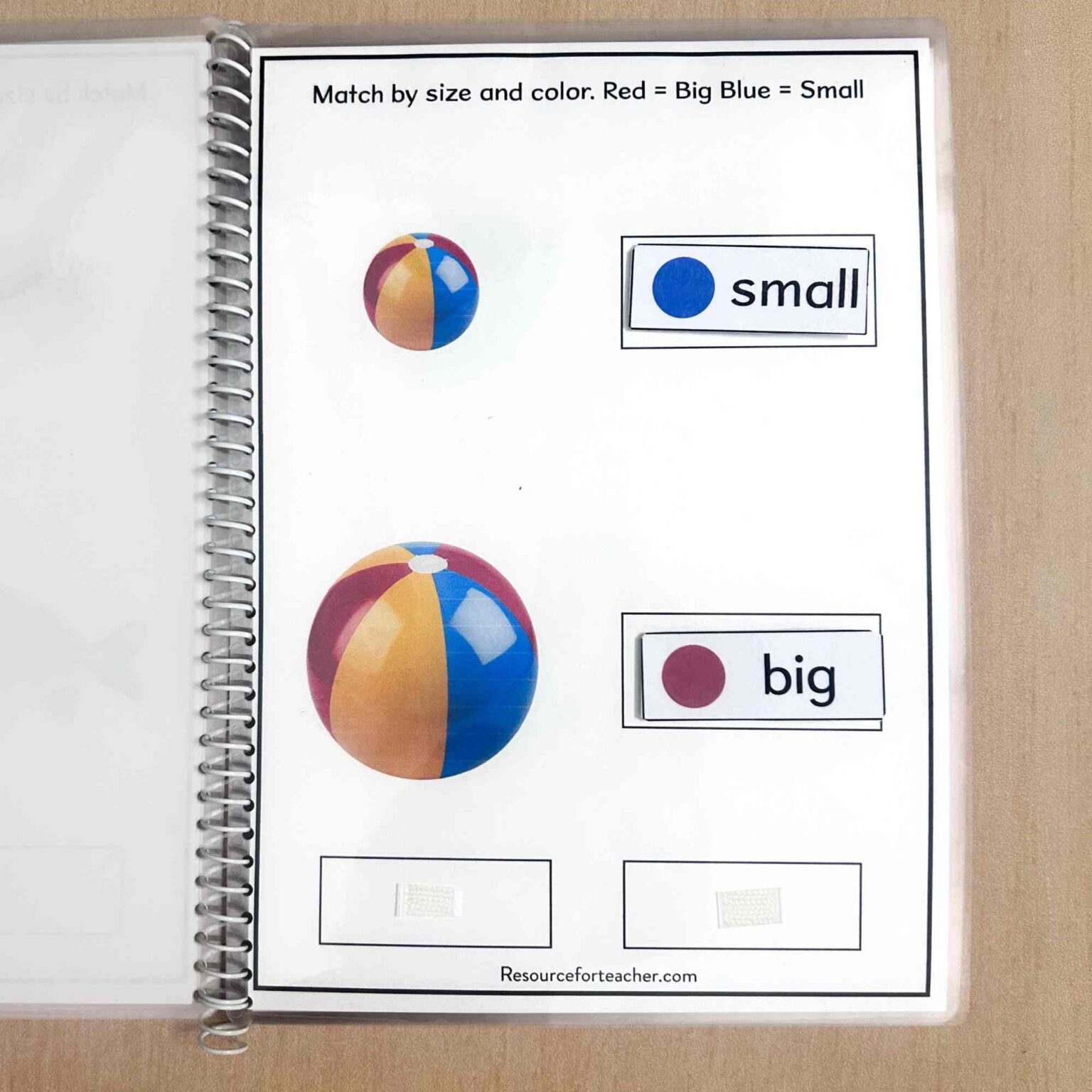 Big and Small Sorting Activities - Resource For Teacher