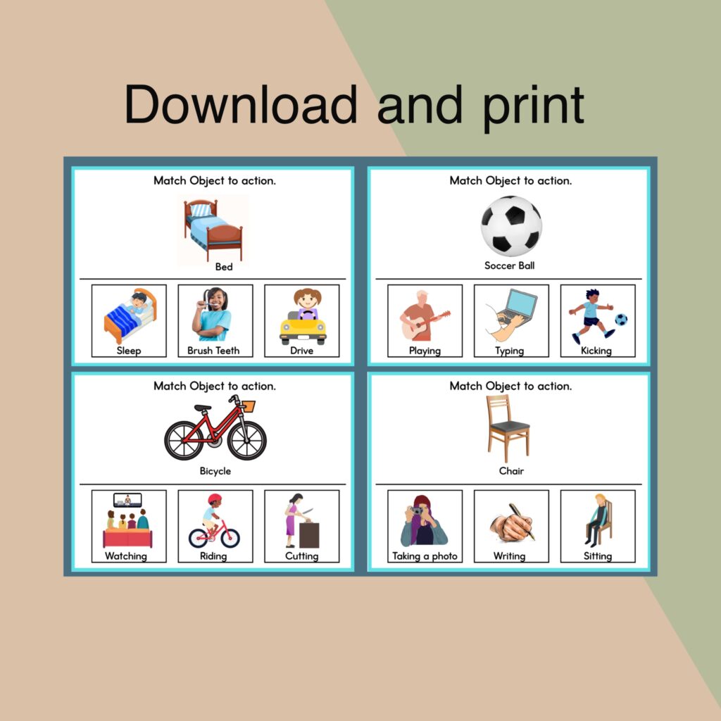 Object Function for Speech Therapy - Resource For Teacher