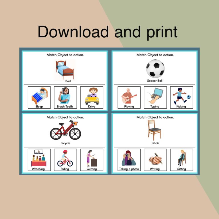 Object Function for Speech Therapy - Resource For Teacher