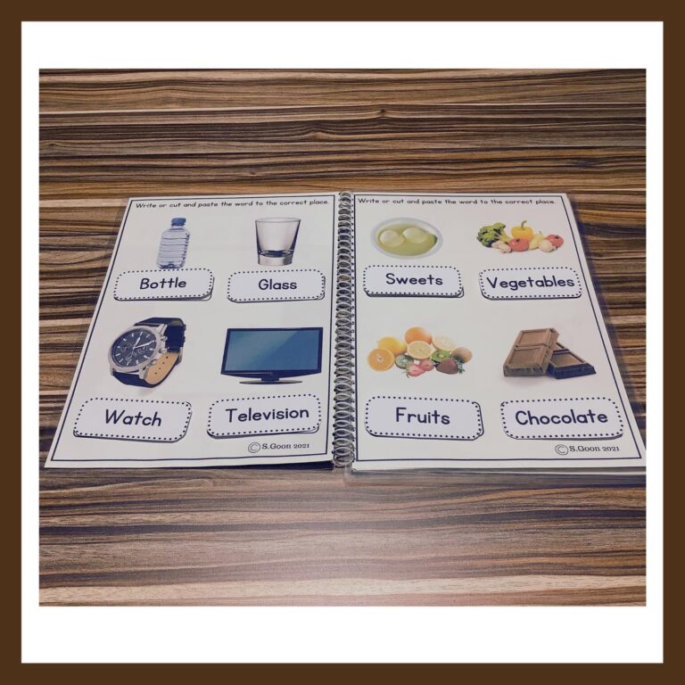 Labeling 108 Common Objects - Resource For Teacher