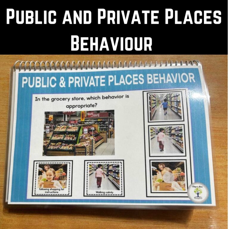 Public and Private Places Behavior - Resource For Teacher