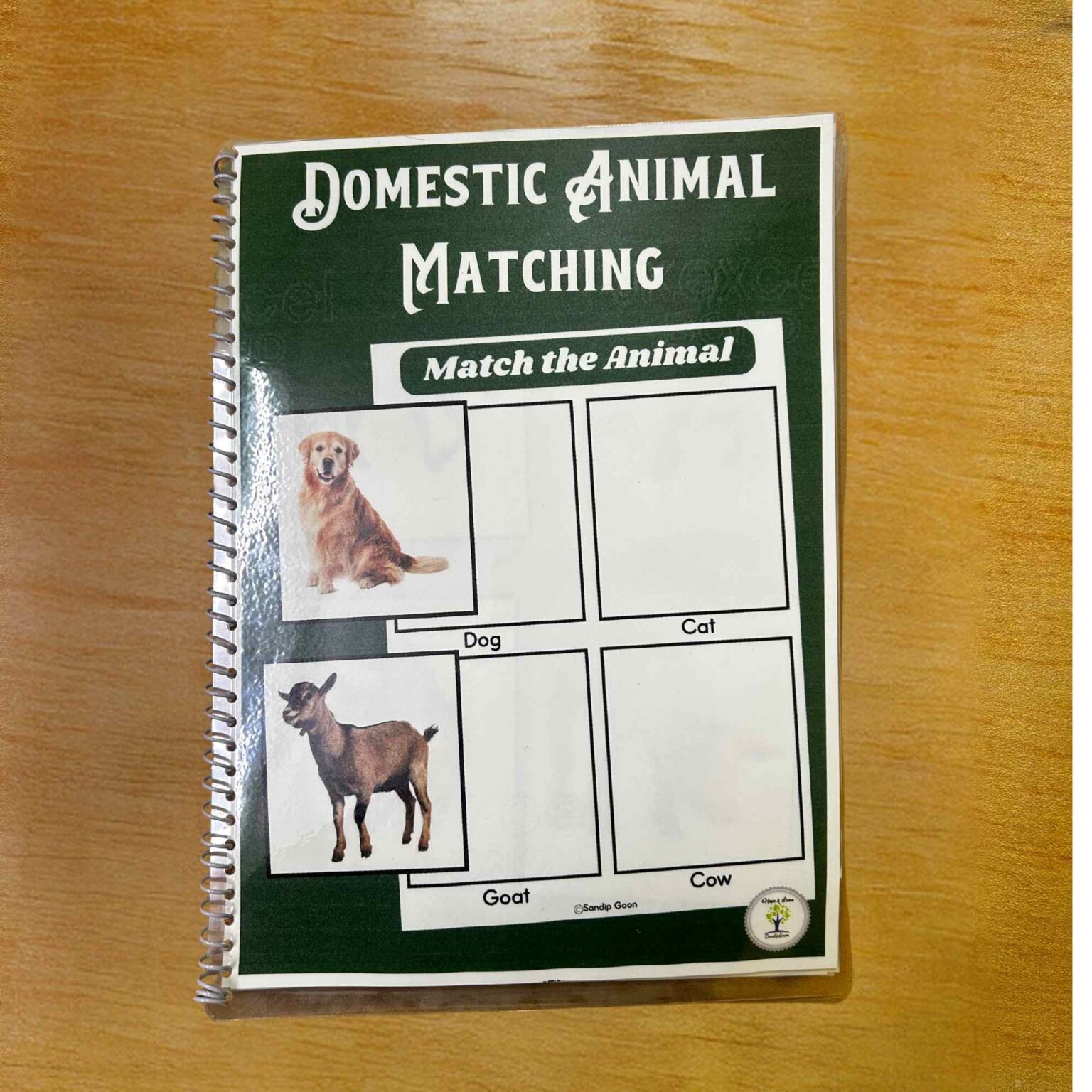 Domestic Animals Match the Following - Resource For Teacher
