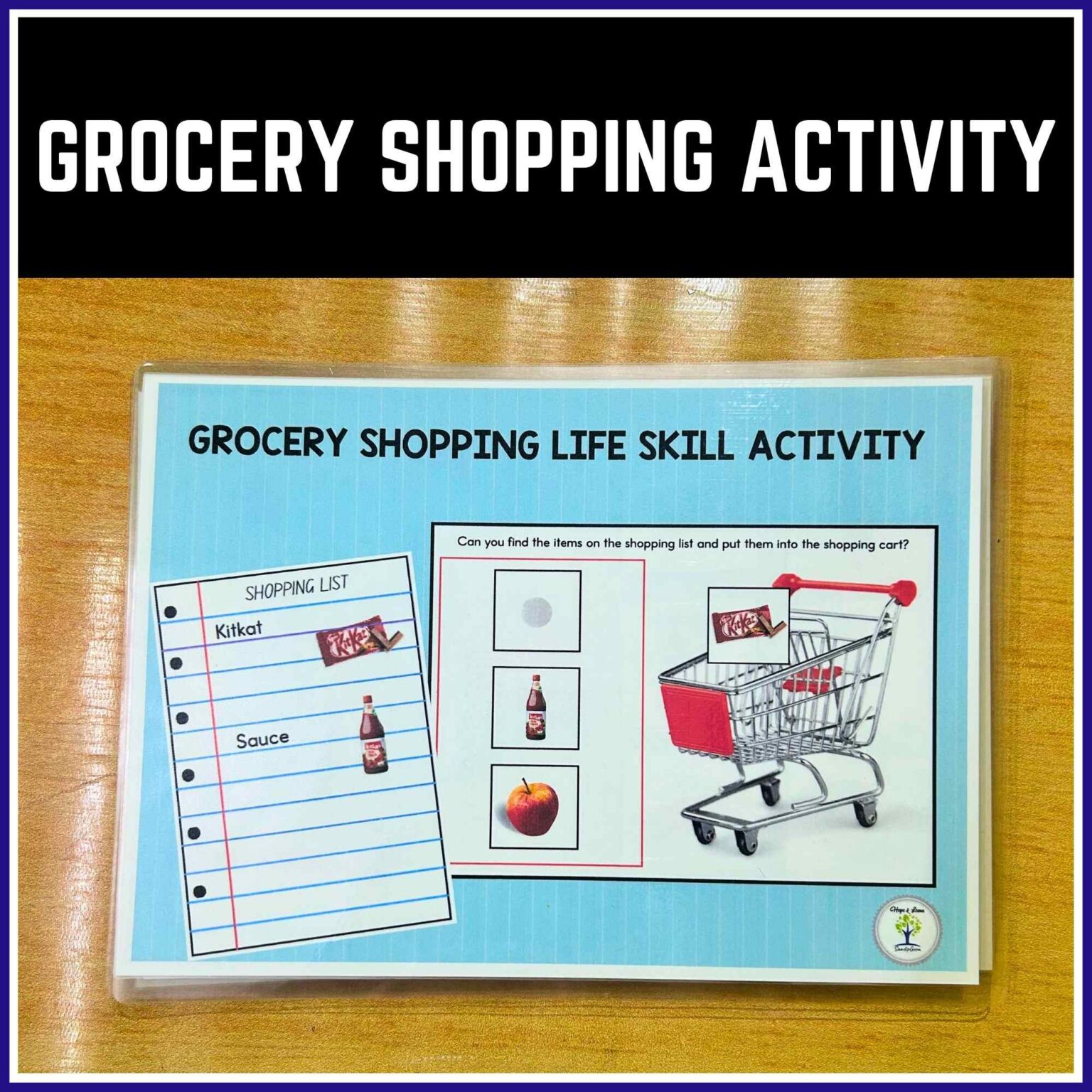Life Skills Grocery Shopping Activity - Resource For Teacher