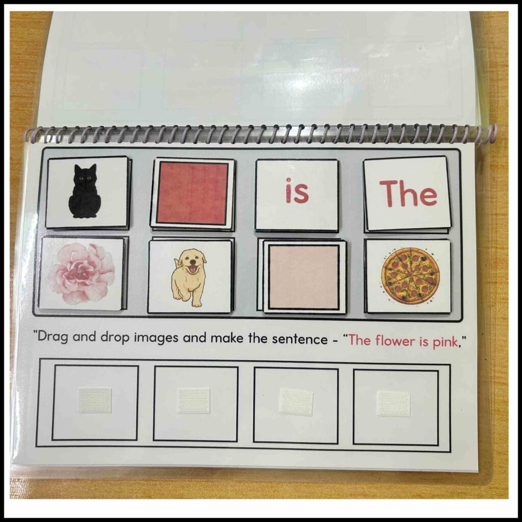 Sentence Building for Autism - Resource For Teacher