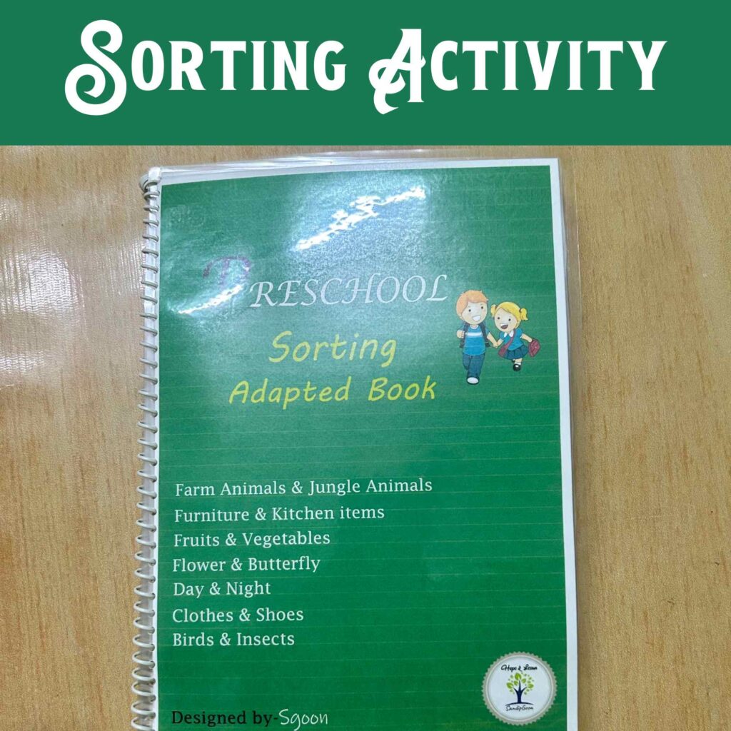 Sorting Activity for Kindergarten - Resource For Teacher