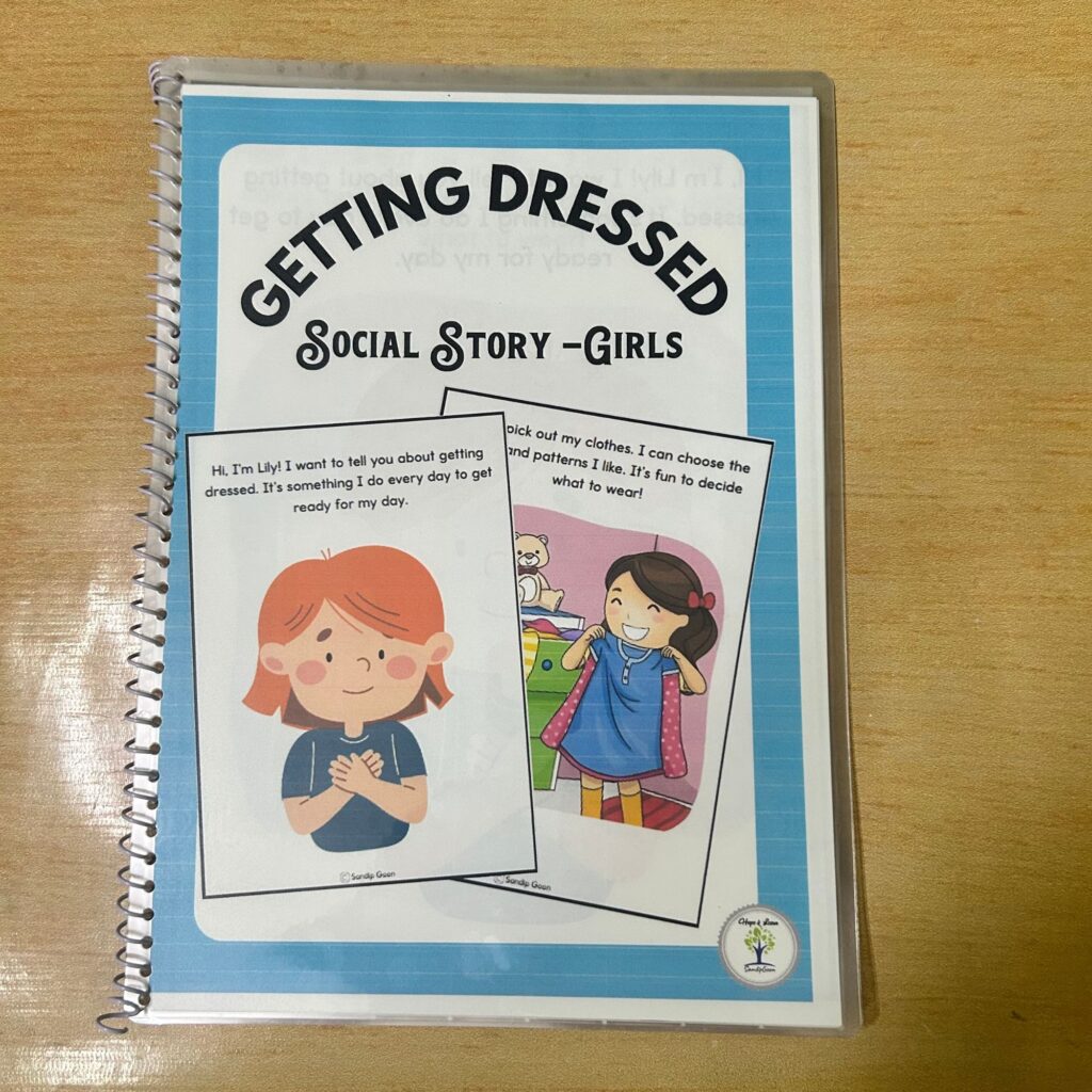 Getting Dressed Social Story for Girls - Resource For Teacher