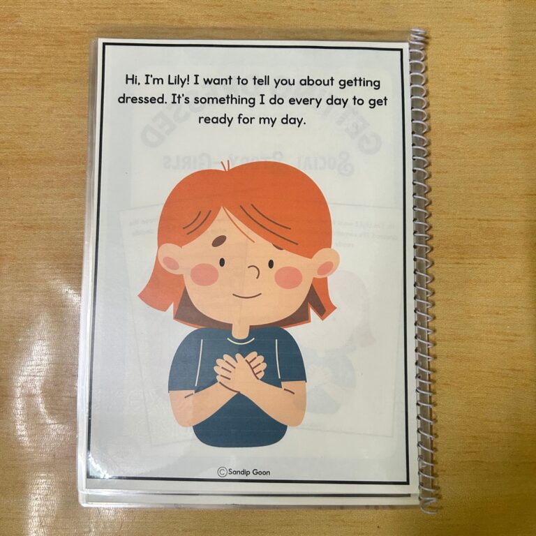 Getting Dressed Social Story for Girls - Resource For Teacher