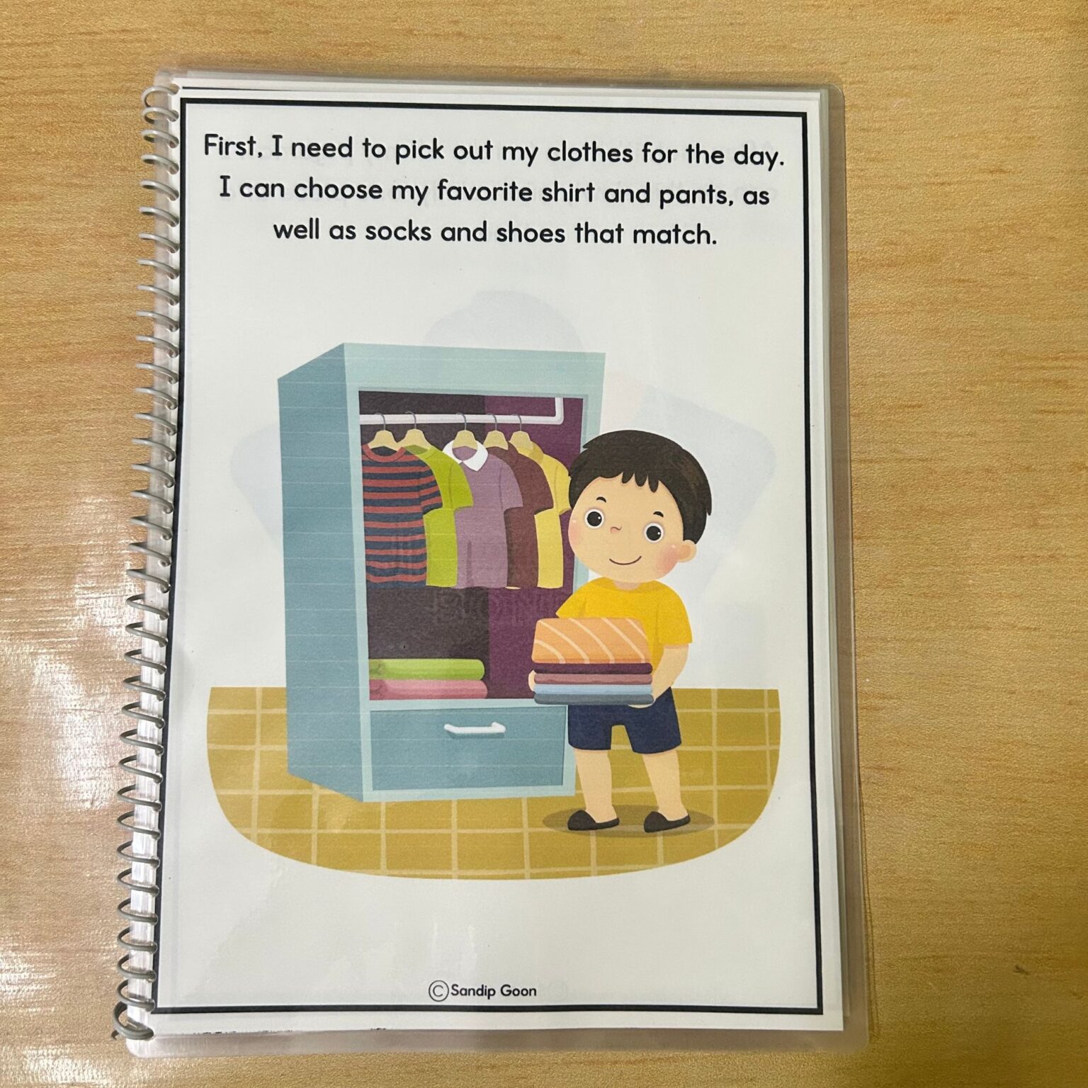 Getting Dressed Social Story for Boys - Resource For Teacher