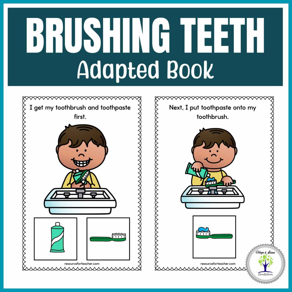 Brushing Teeth Step by Step with Pictures - Resource For Teacher