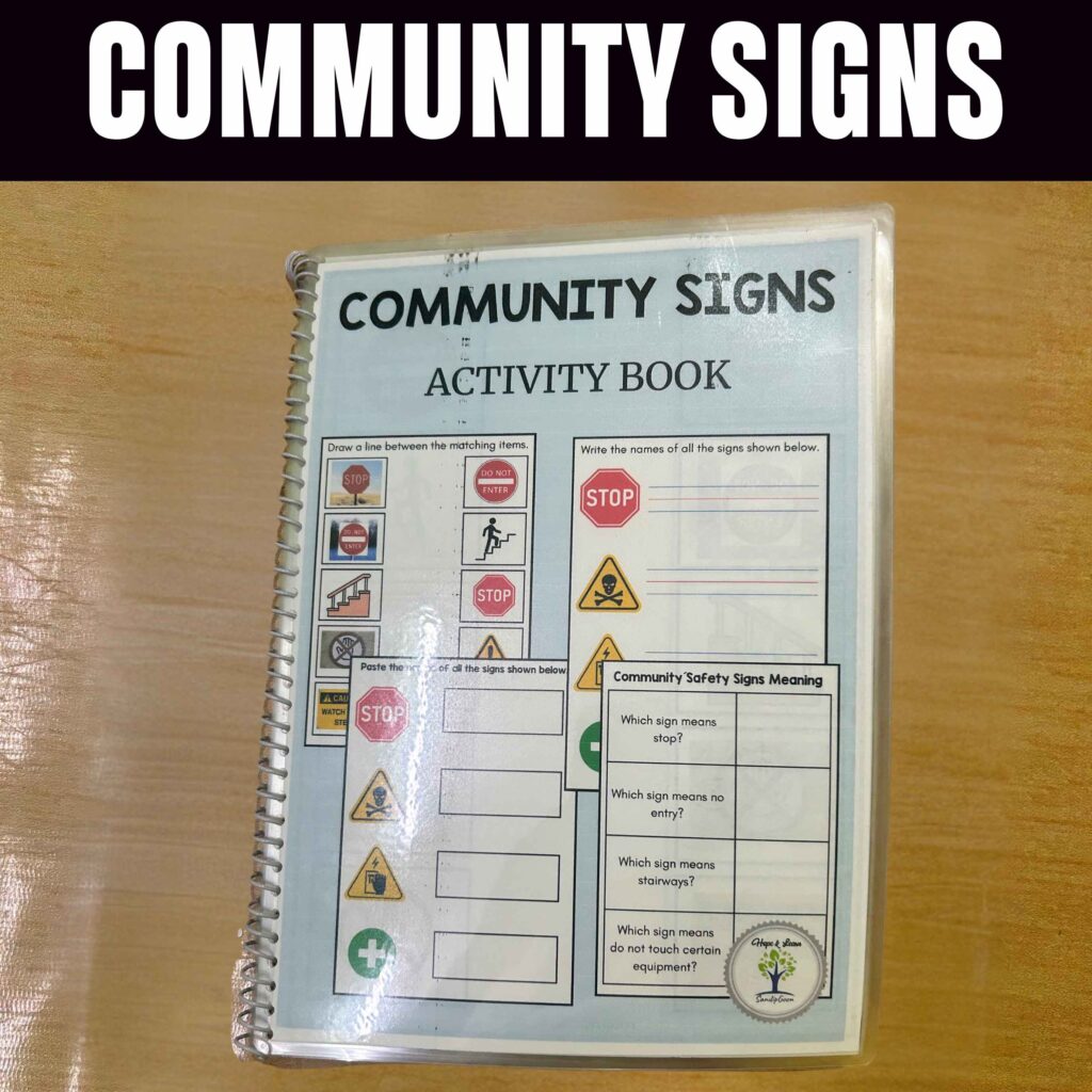 Community Signs for Special Education - Resource For Teacher
