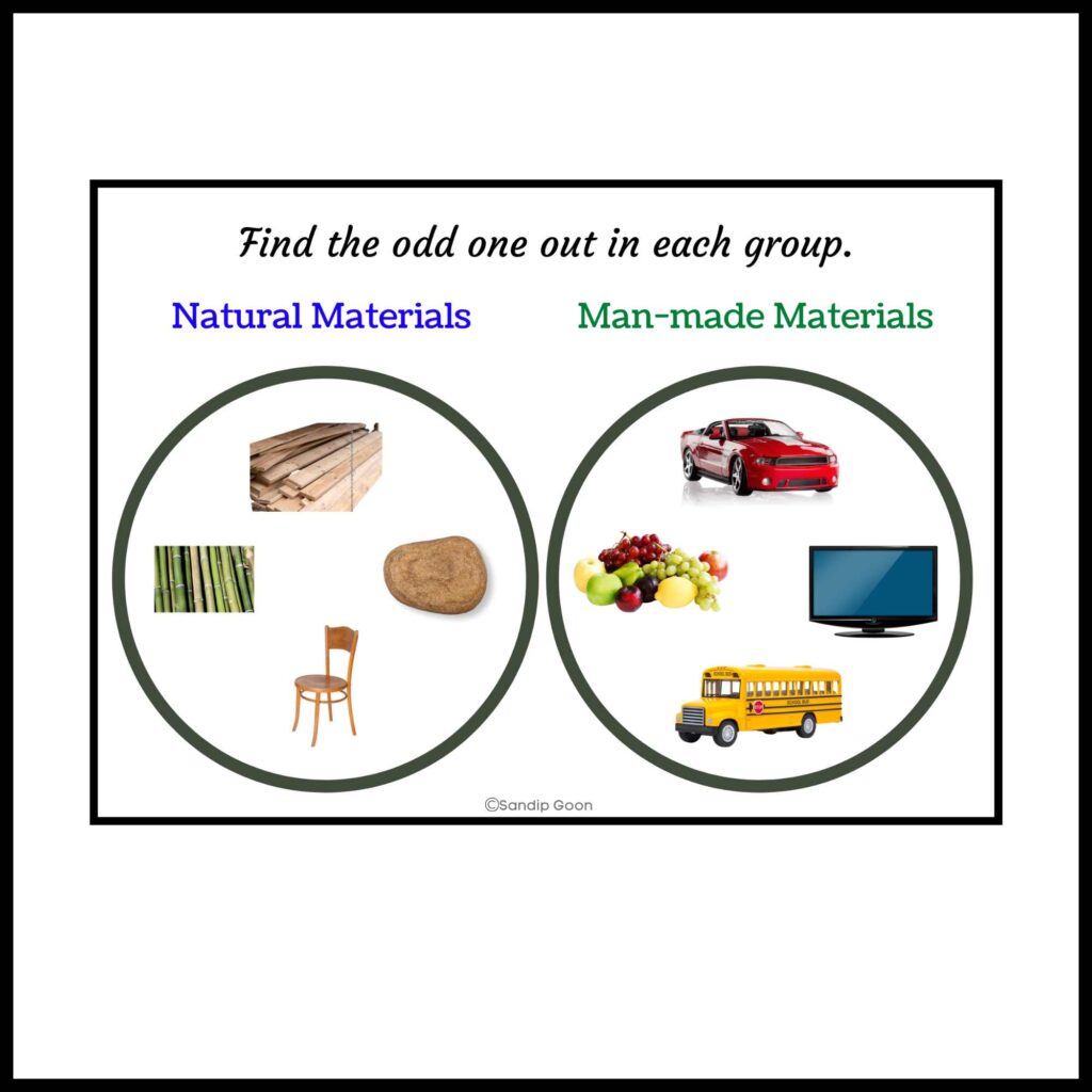 Natural and man Made Resources - Resource For Teacher