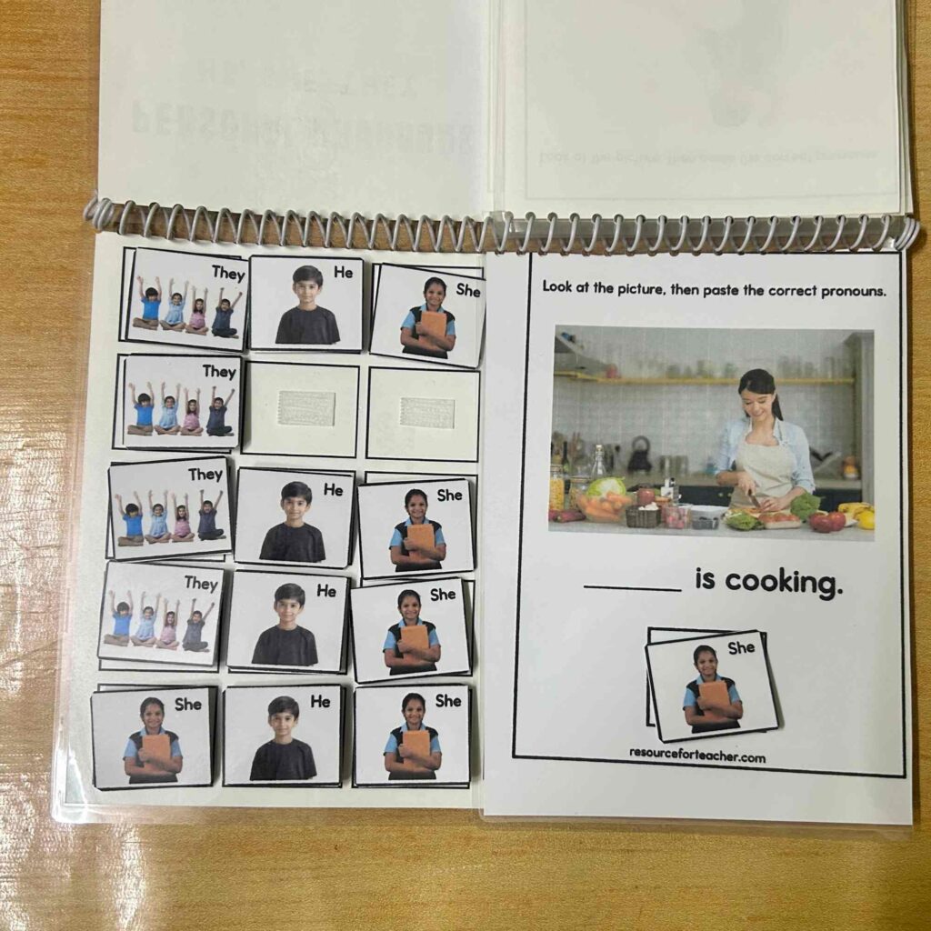 Pronouns Speech Therapy Activities - Resource For Teacher