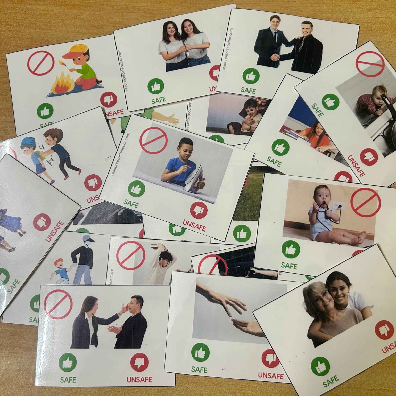 Safe and Unsafe Touch Worksheets - Resource For Teacher