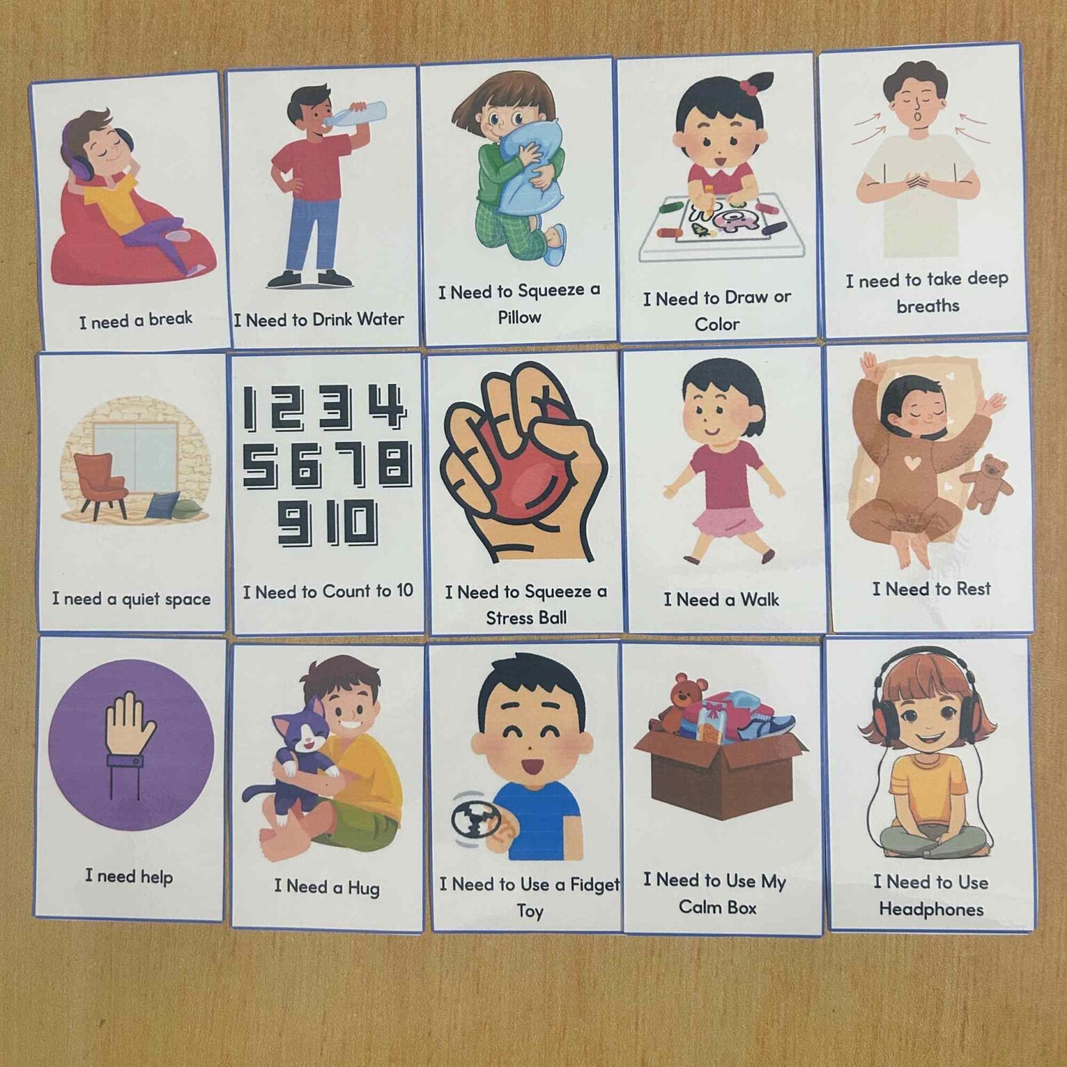Break Card Visuals for Autism - Resource For Teacher