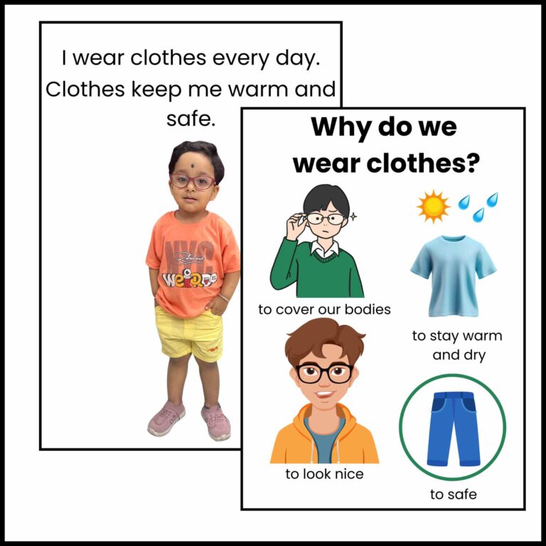 Keeping Clothes On Social Story - Resource For Teacher