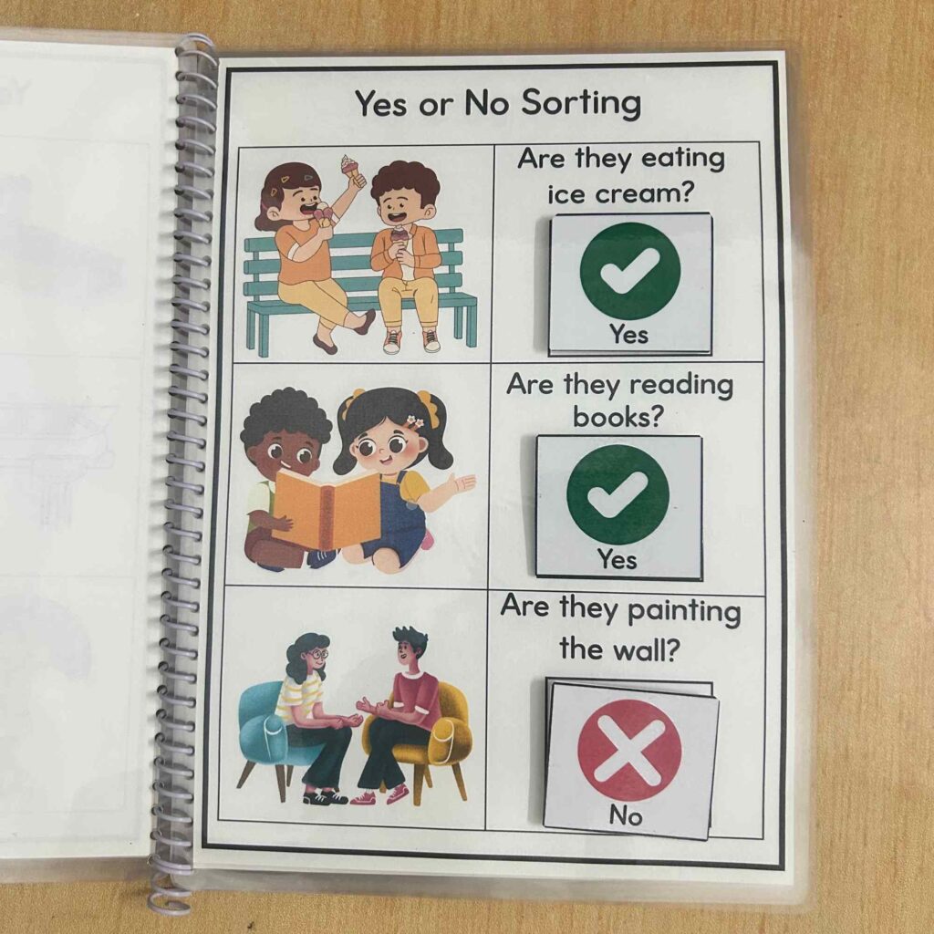 Yes No Visual for Speech Therapy - Resource For Teacher