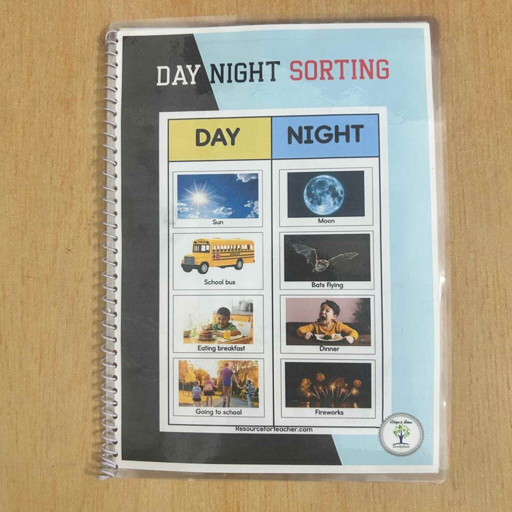Day And Night Sort Activities - Resource For Teacher