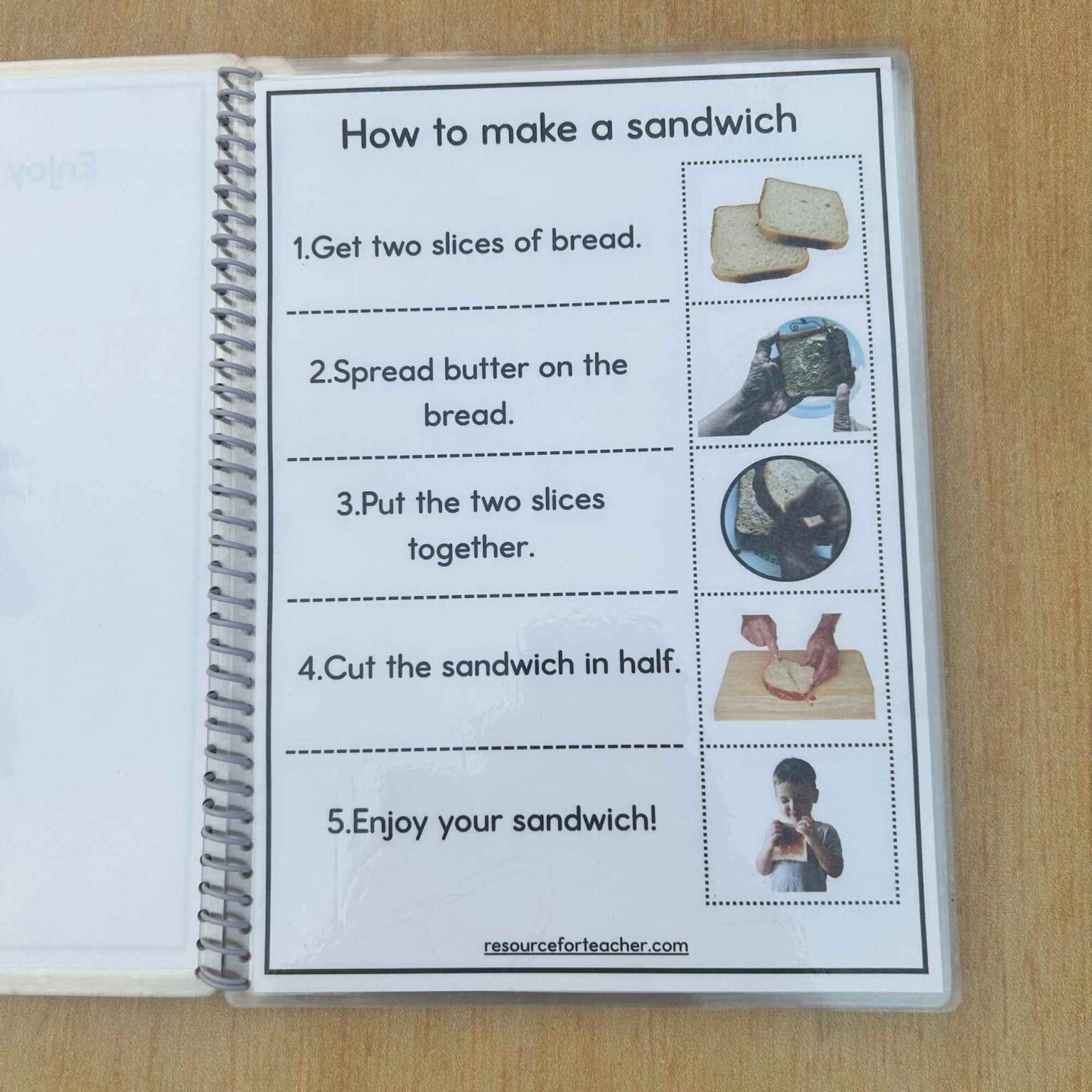 Make A Sandwich Activity - Resource For Teacher