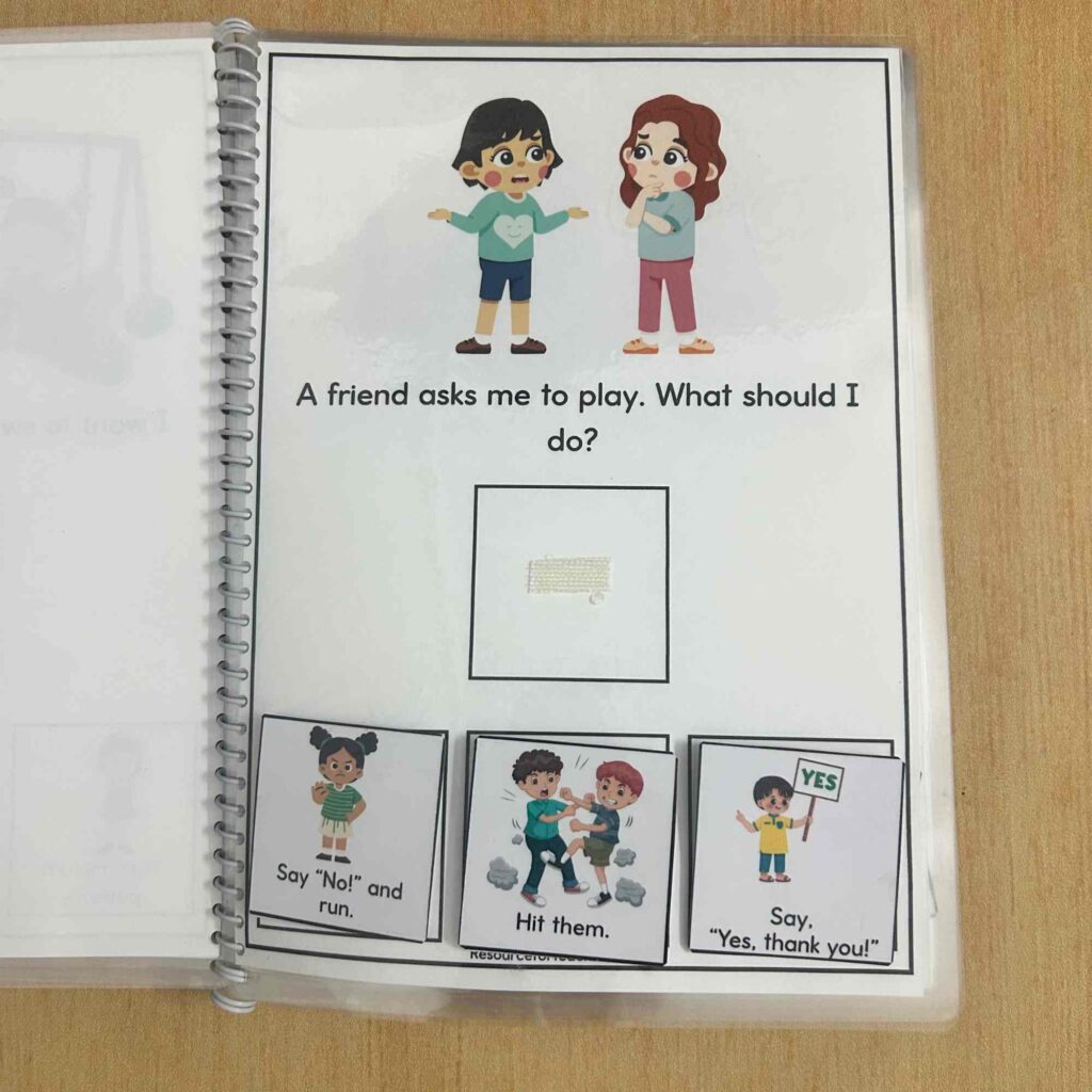 Appropriate Responses to Social Situations - Resource For Teacher