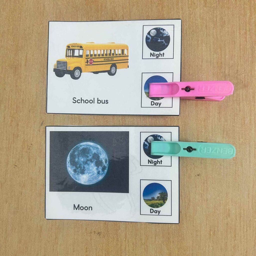 Day And Night Sort Activities - Resource For Teacher