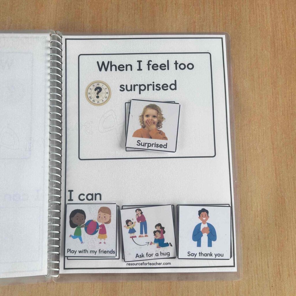 Self Regulation Visuals and Worksheets - Resource For Teacher