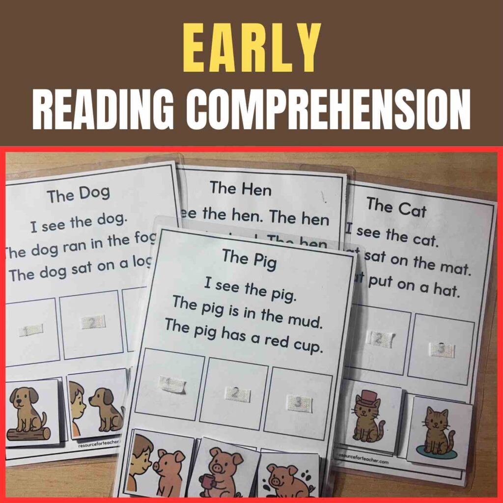 Early Reading Comprehension Worksheets - Resource For Teacher