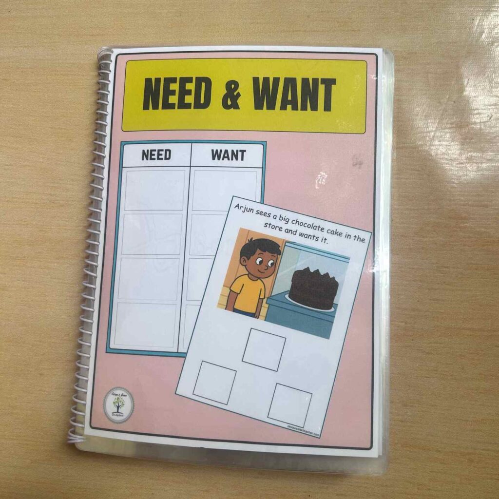 Needs vs Wants Worksheet for Kindergarten | Adapted Book Sorting ...