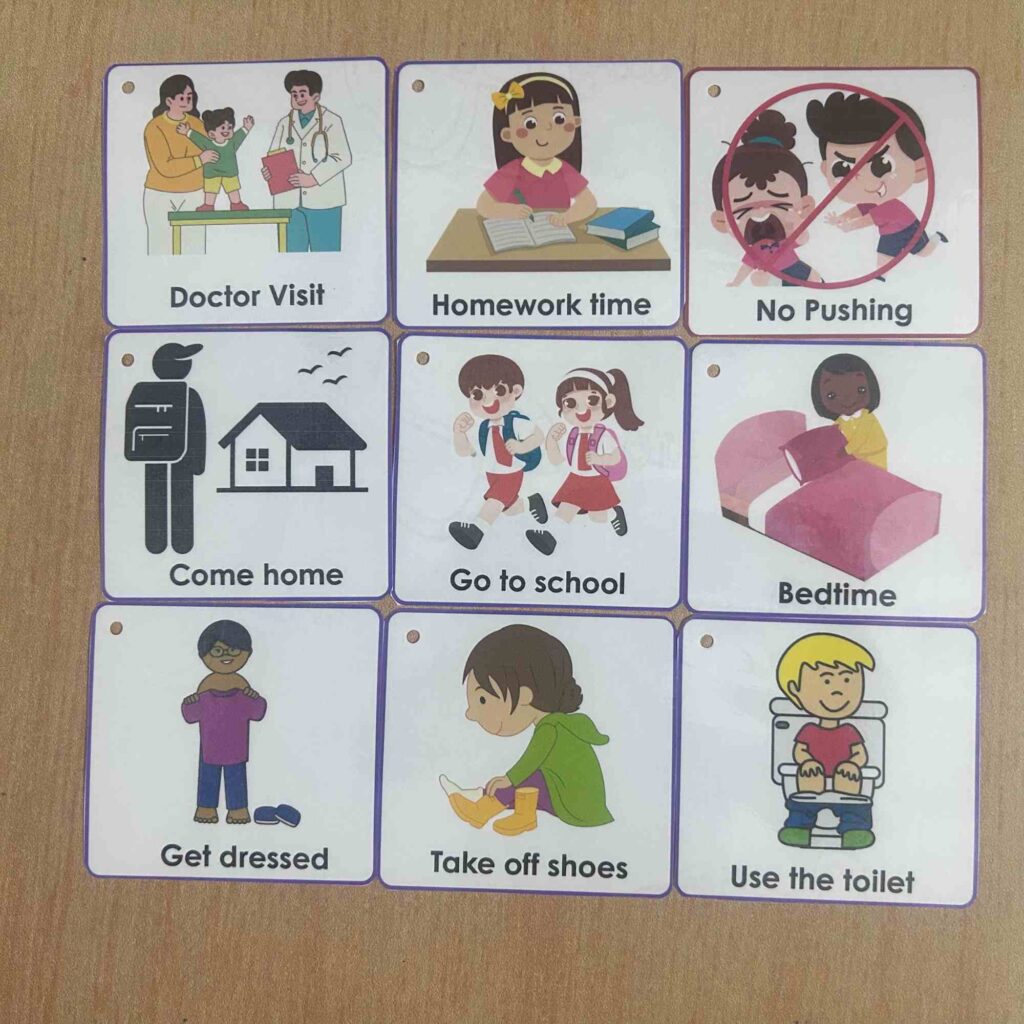 Behavior and Speech Therapy Visual Cue Cards for Autism | 102 Visual ...