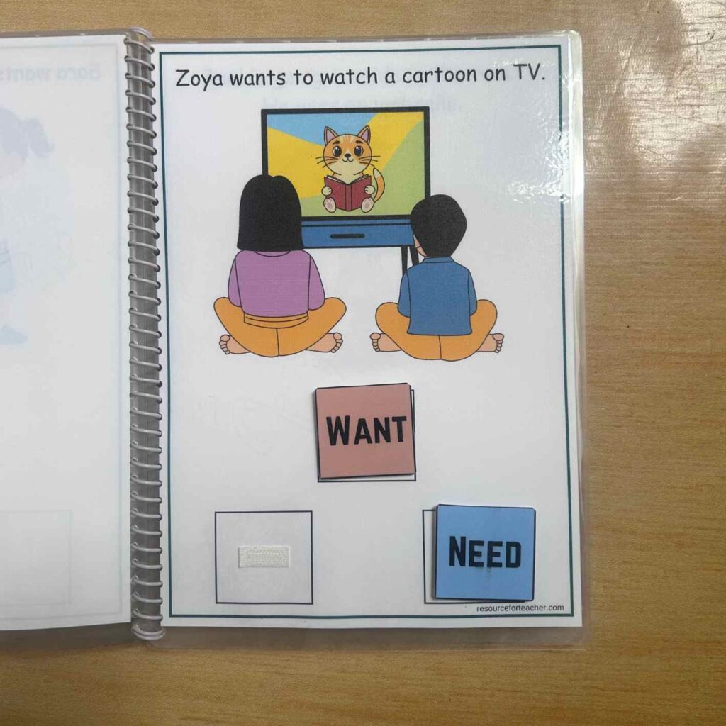 Needs vs Wants Worksheet for Kindergarten | Adapted Book Sorting ...