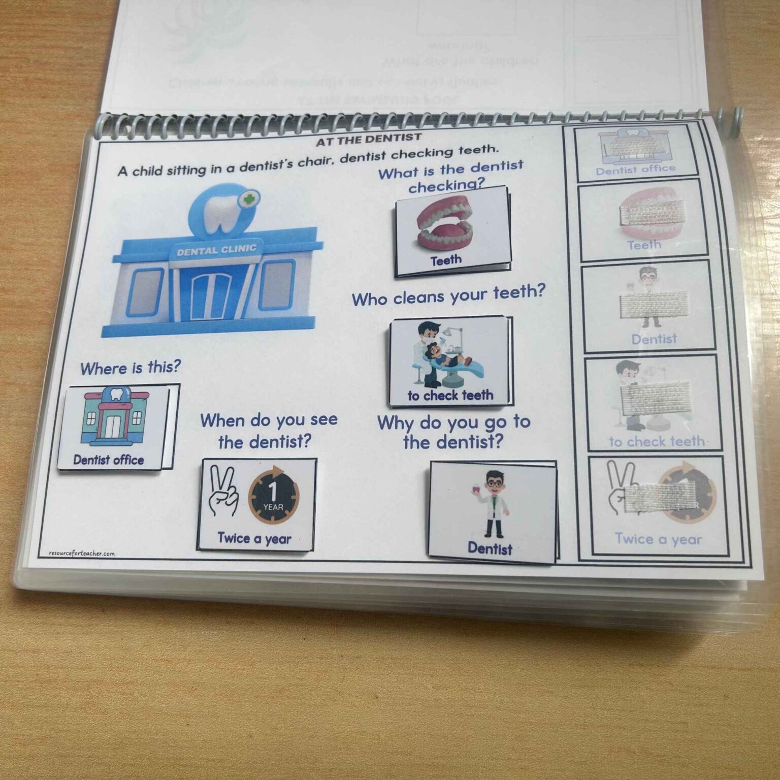 Visual Picture Comprehension Worksheet For Autism - Resource For Teacher
