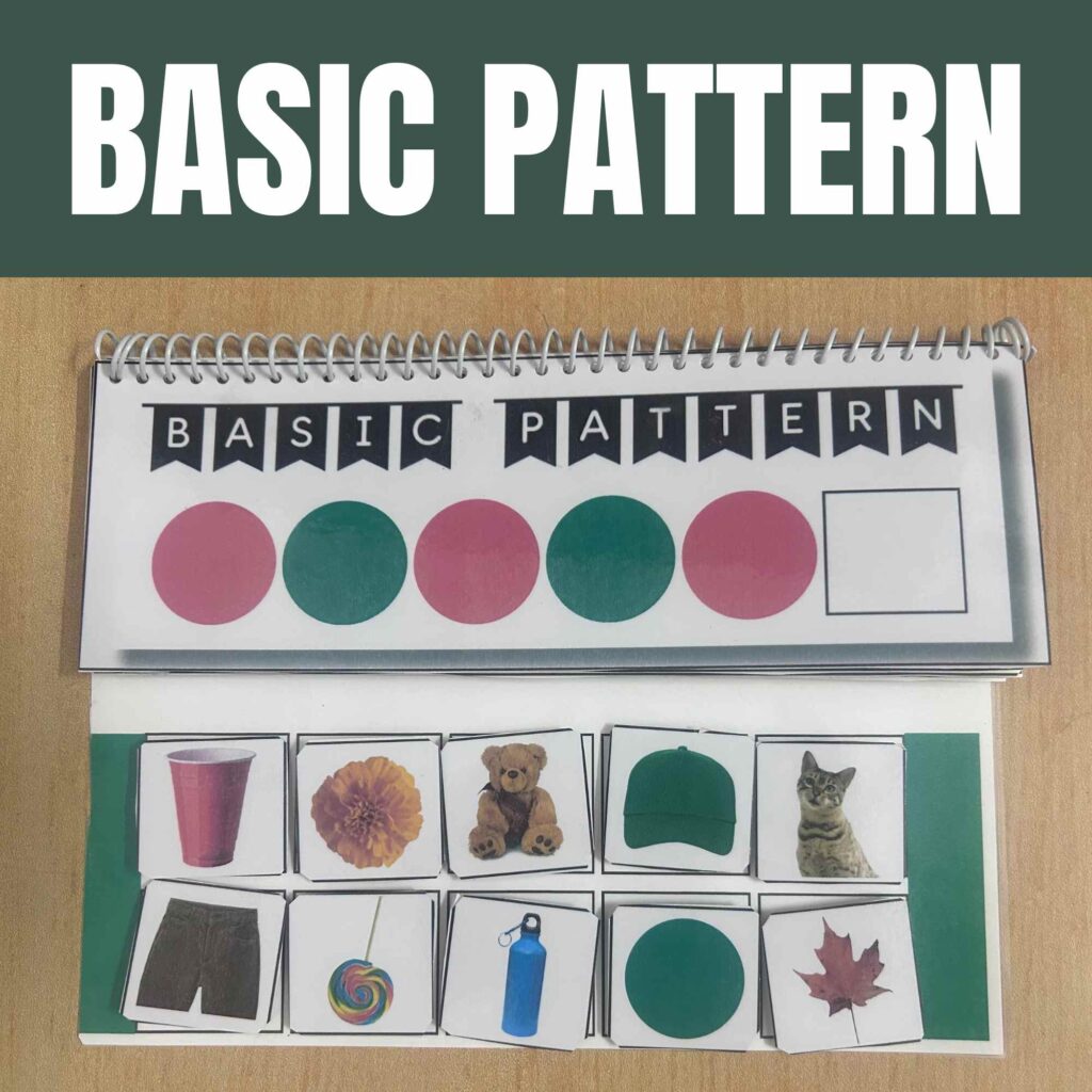 Simple AB Pattern for Kindergarten Adapted Book - Resource For Teacher