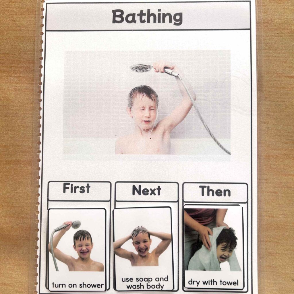 Functional Daily Living Skills - 3 Step Sequence - Resource For Teacher