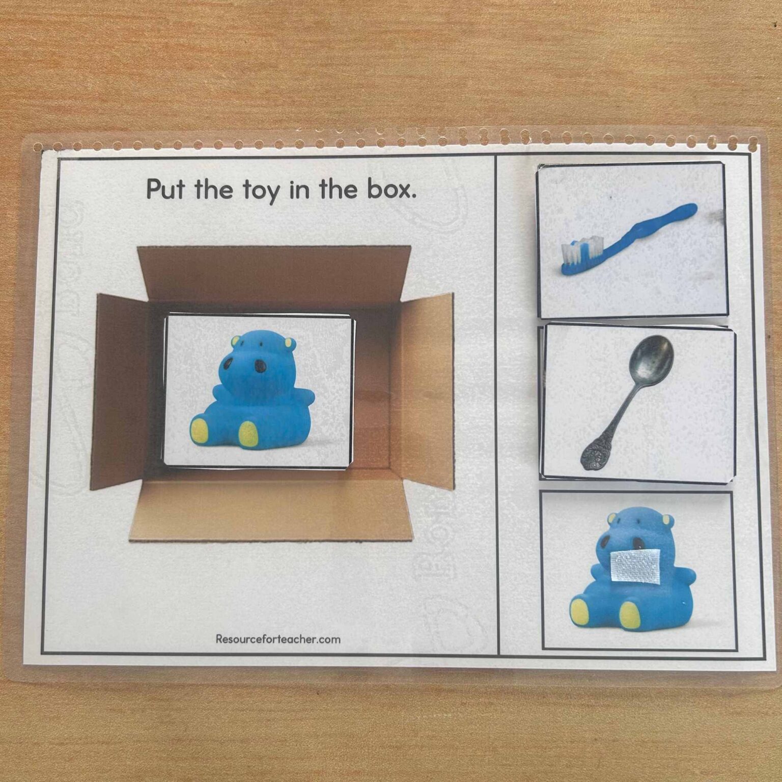 One Step Directions for Speech Therapy - Resource For Teacher