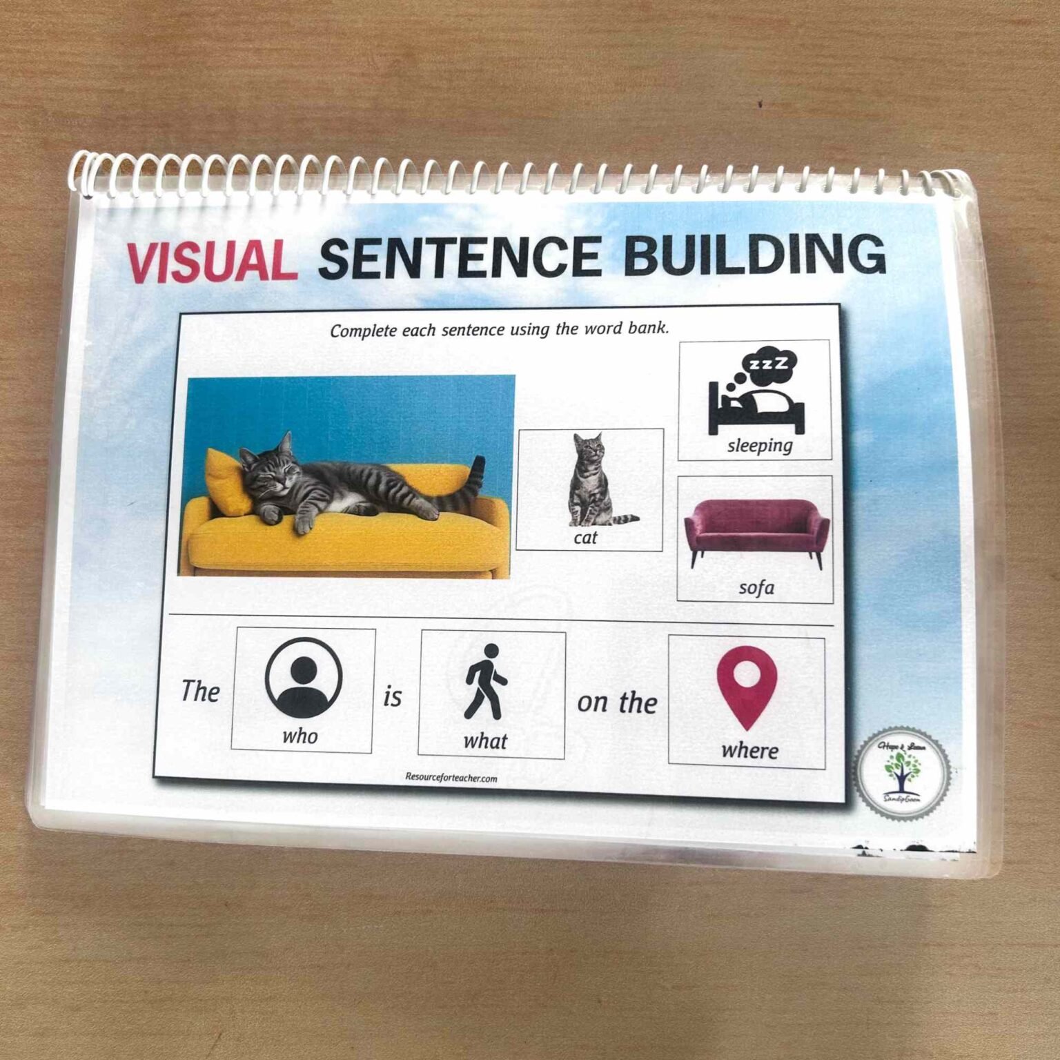 Sentence Building for Speech Therapy - Resource For Teacher