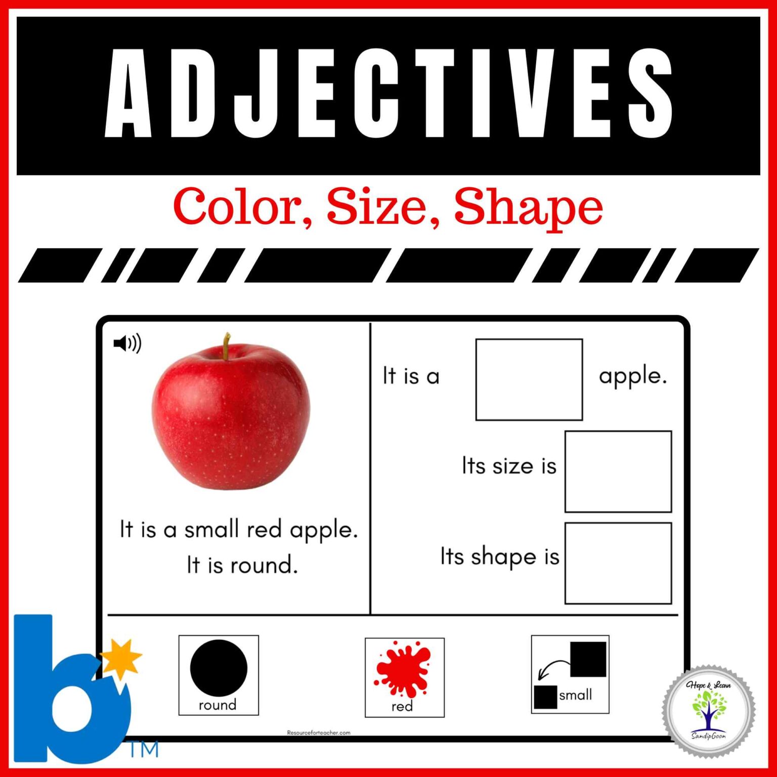Describing with Adjectives Game | Drag and Drop Boom Cards - Resource ...